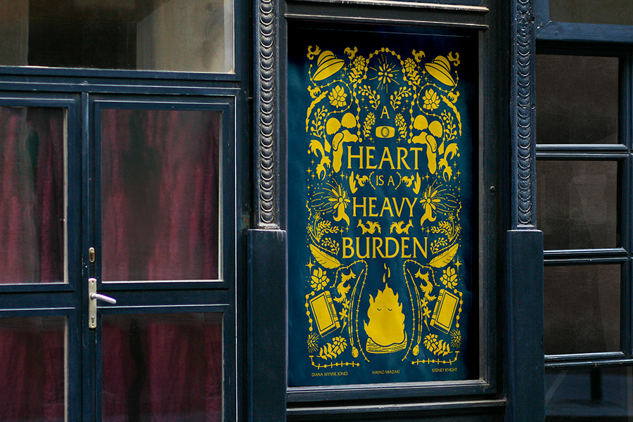 Howel's Moving Castle Poster - Sydney Knight Design